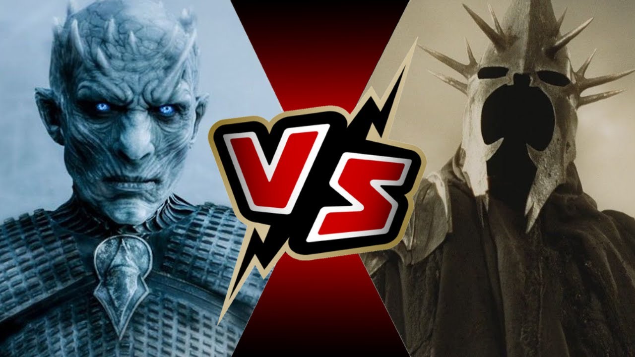 The Night King (GAME OF THRONES) VS The Witch King of Angmar (LORD OF ...