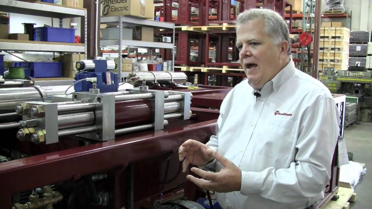 AccuStream Waterjet Cutting Intensifier Pumps - YouTube