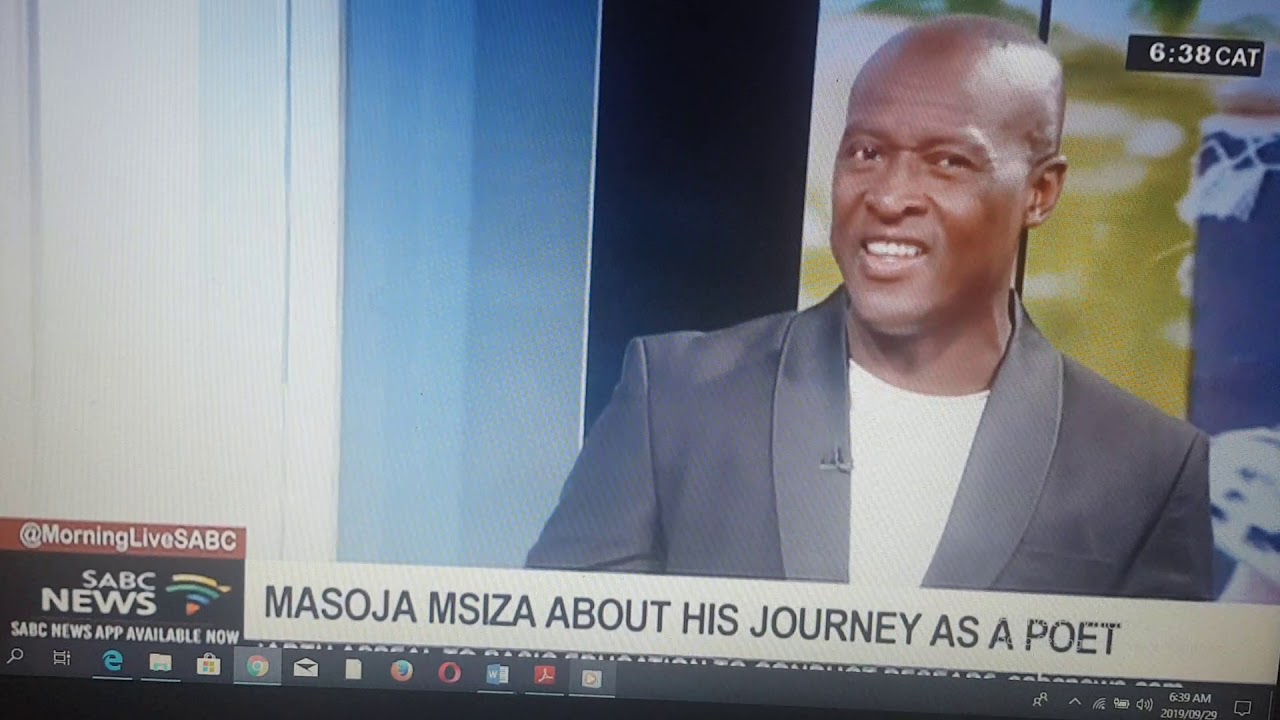 Masoja Msiza aka Nkunzi in Uzalo journey to poetry - YouTube