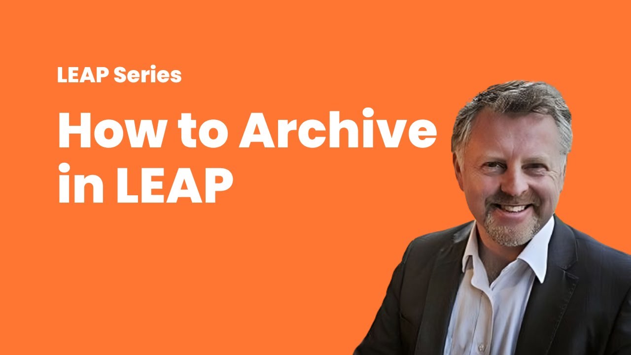 LEAP Guides: How to archive in LEAP - YouTube