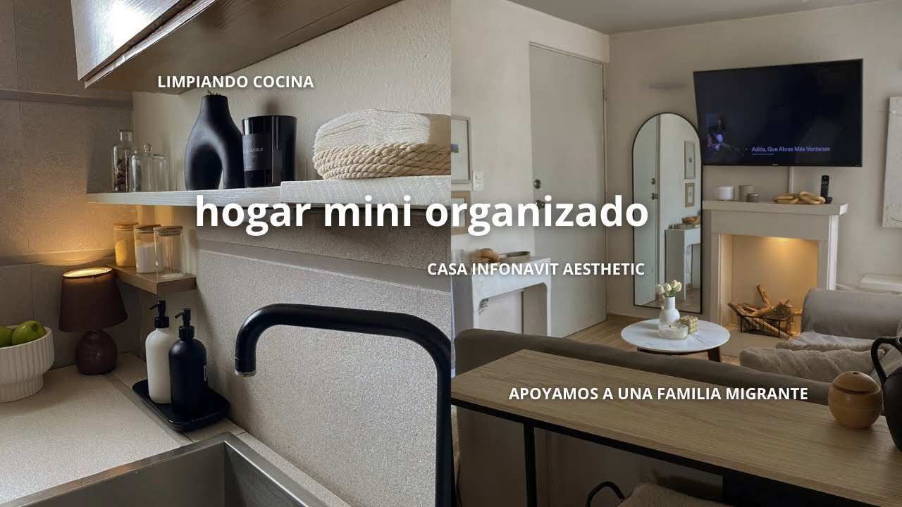 ORGANIZANDO MINI DEPA INFONAVIT🫧🧺LIMPIANDO LA COCINA🫧🧼APOYAMOS A UNA FAMILIA MIGRANTE 🤍🙌🏻 - YouTube