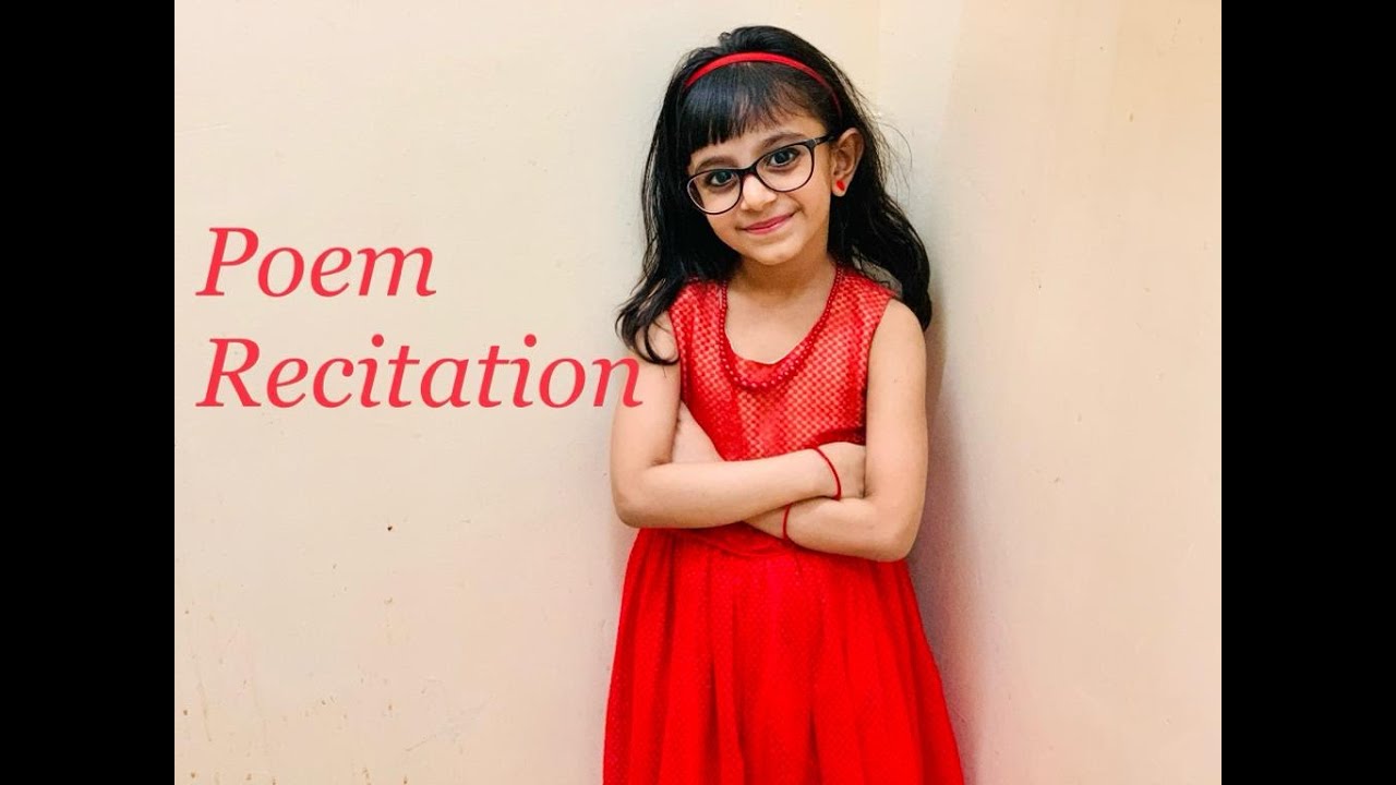 Best Poem For Poem Recitation Competition for Kids With Action And ...