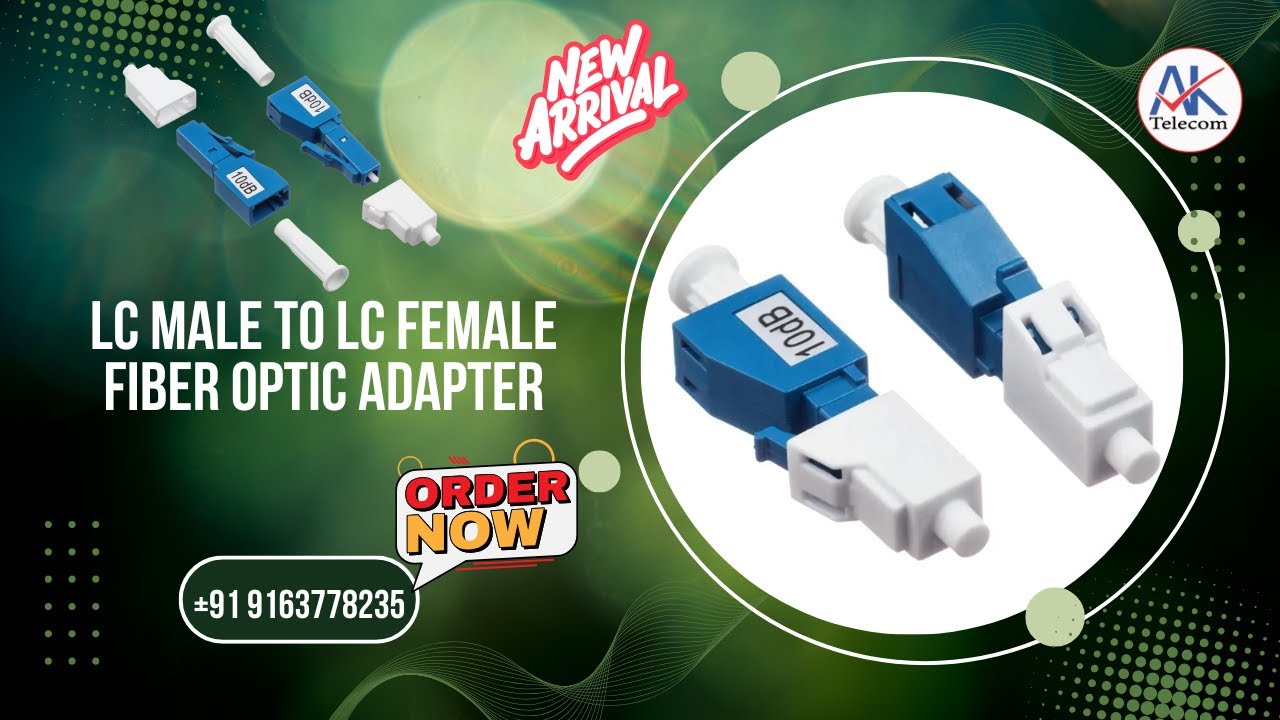 LC Male to LC Female Fiber Optic Adapter (LC FEMALE-LC MALE) II #ftth # ...