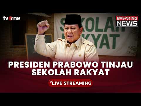 [BREAKING NEWS] Presiden Parabowo Tinjau Sekolah Rakyat | tvOne