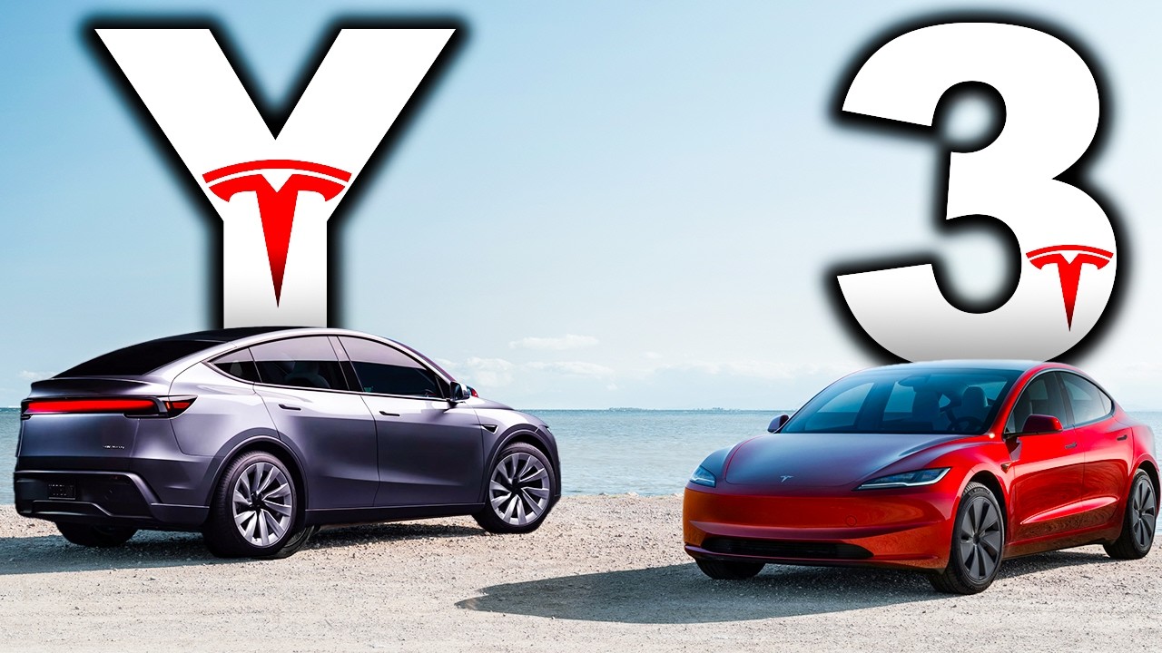 One CLEAR Winner! | Model Y Juniper VS Model 3 Highland (2025) - YouTube