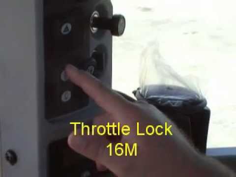 Cat 16M Grader "How to set Throttle Lock" - YouTube