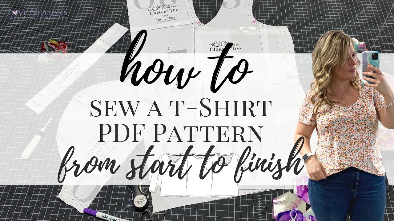 Sewing Beginner? Make this T-Shirt with us from start to finish ...