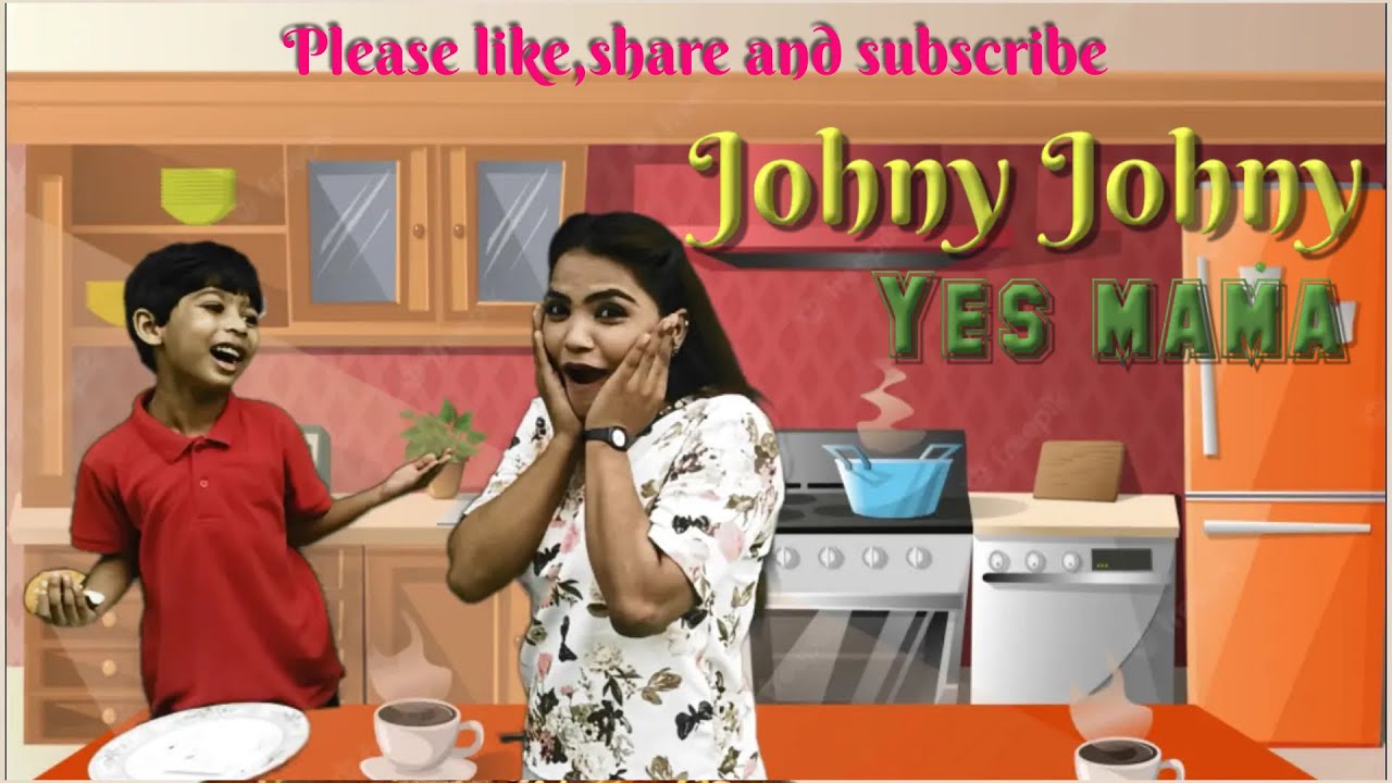 Johny Johny Yes Mama with lyrics | BEST Song for Children | Nursery ...