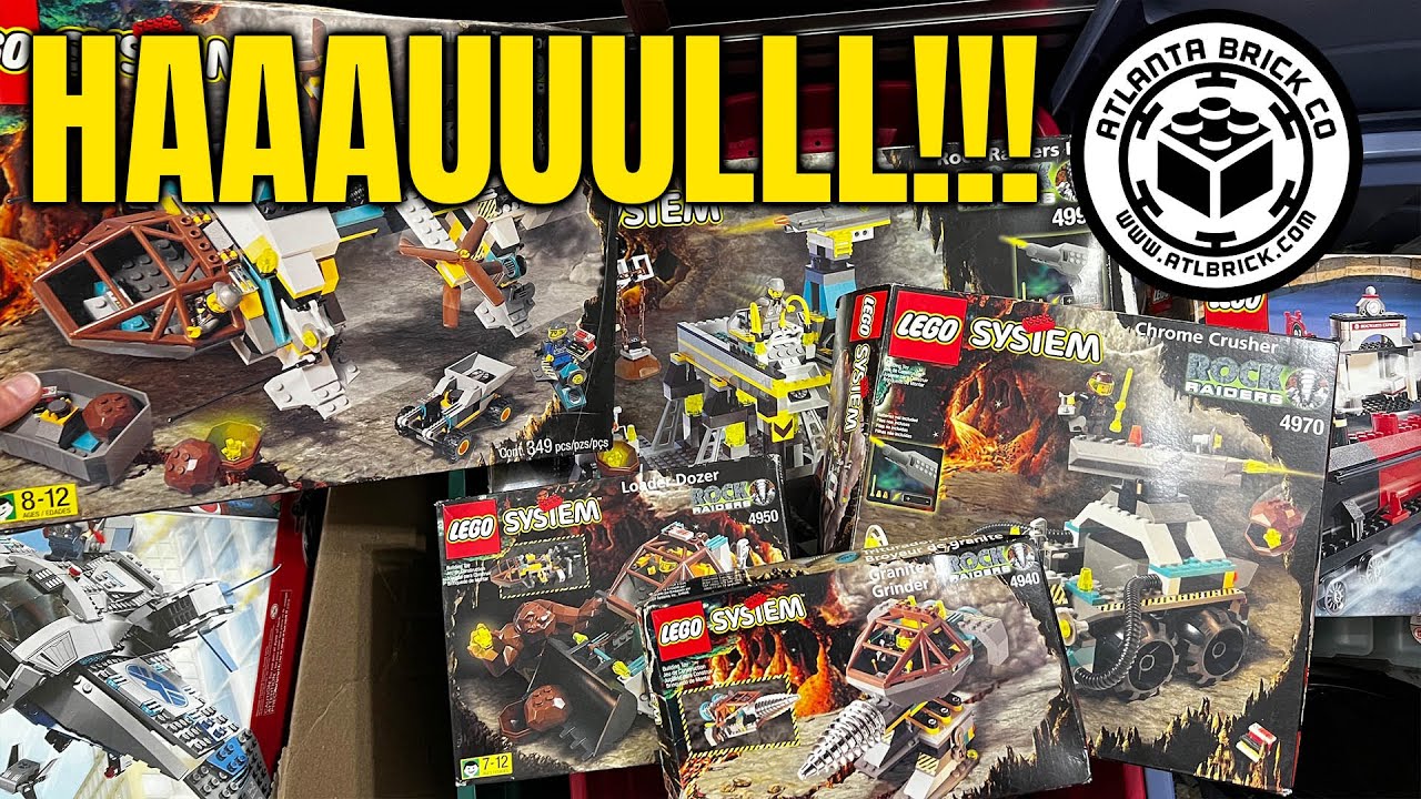 Monday Morning ROCK RAIDERS HAUL! @atlbrickco - YouTube