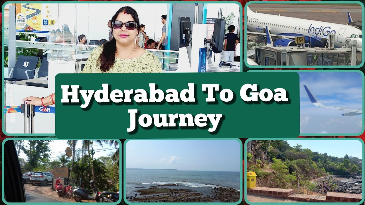 #19 Vacation Mode || Hyderabad To Goa Journey || Beautiful Airport View ...