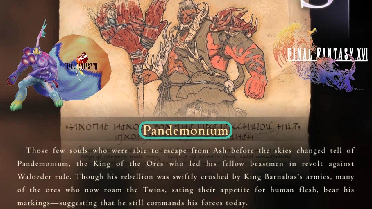 Pandemonium In FF16 Is Way Different To The FF8 Version! - YouTube