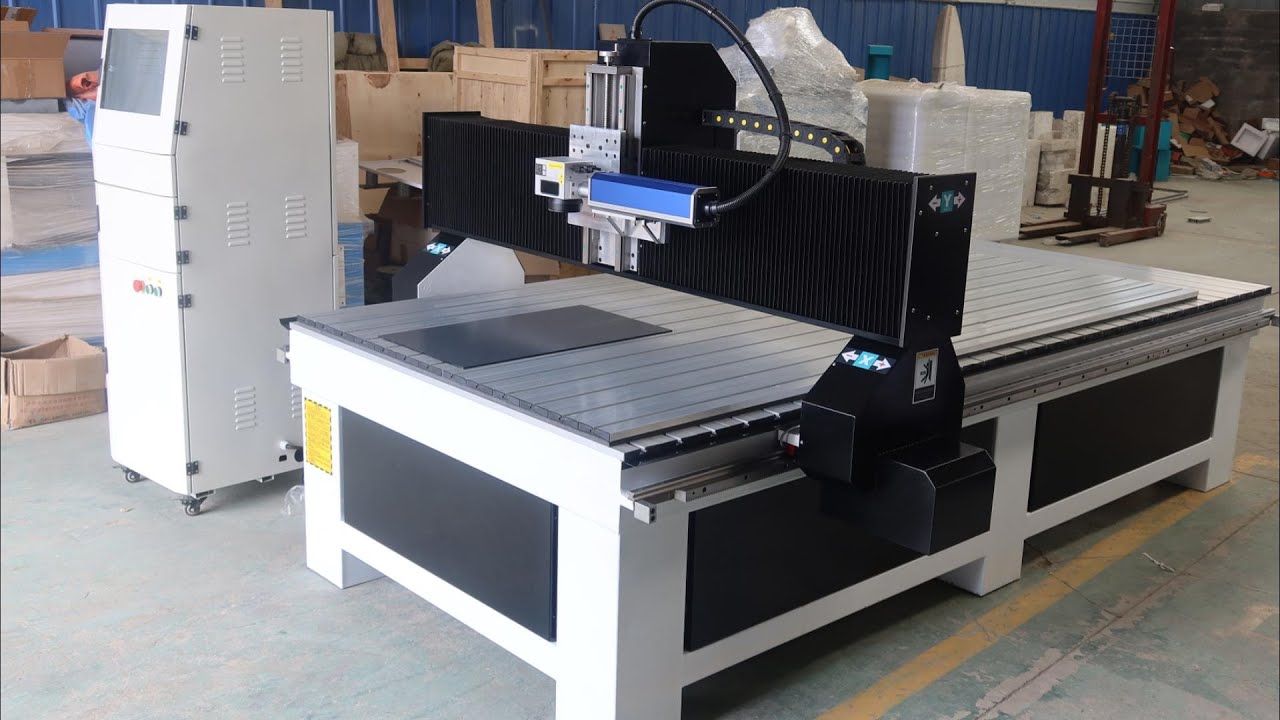 split fiber laser marking machine 50w 1300*2500mm smark mirror marking ...