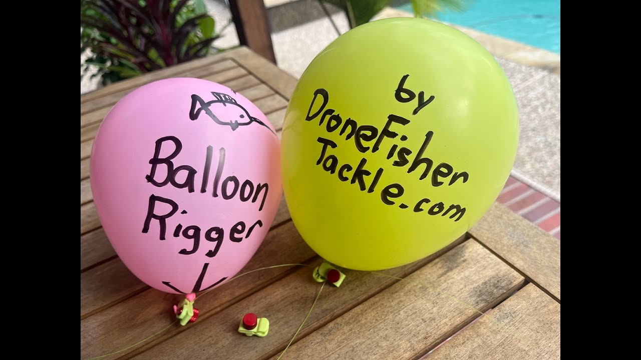 Attaching Fishing Balloon to Fishing Line - YouTube