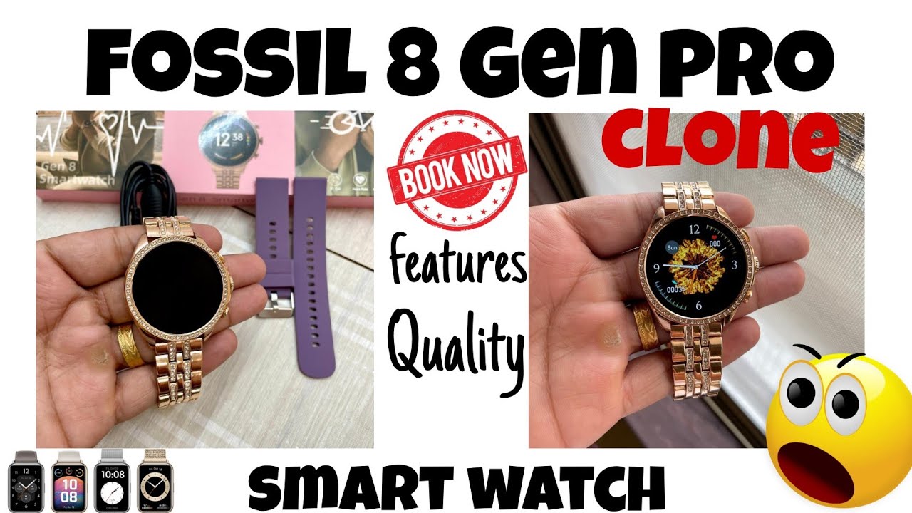 Fossil Gen 8 Pro/ Smart Watch/Master clone smart watch/ For contact ...