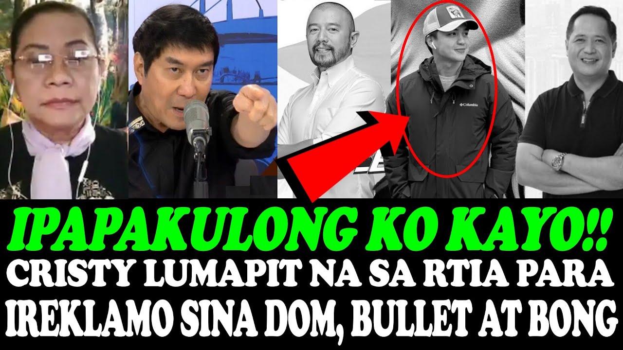 LATEST IPINA TULFO NA! CRISTY FERMIN INIREKLAMO SINA DOMINIC ROQUE ...