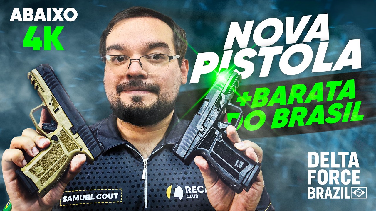 Nova pistola mais barata do Brasil para defesa Programa Delta Force Brazil - YouTube