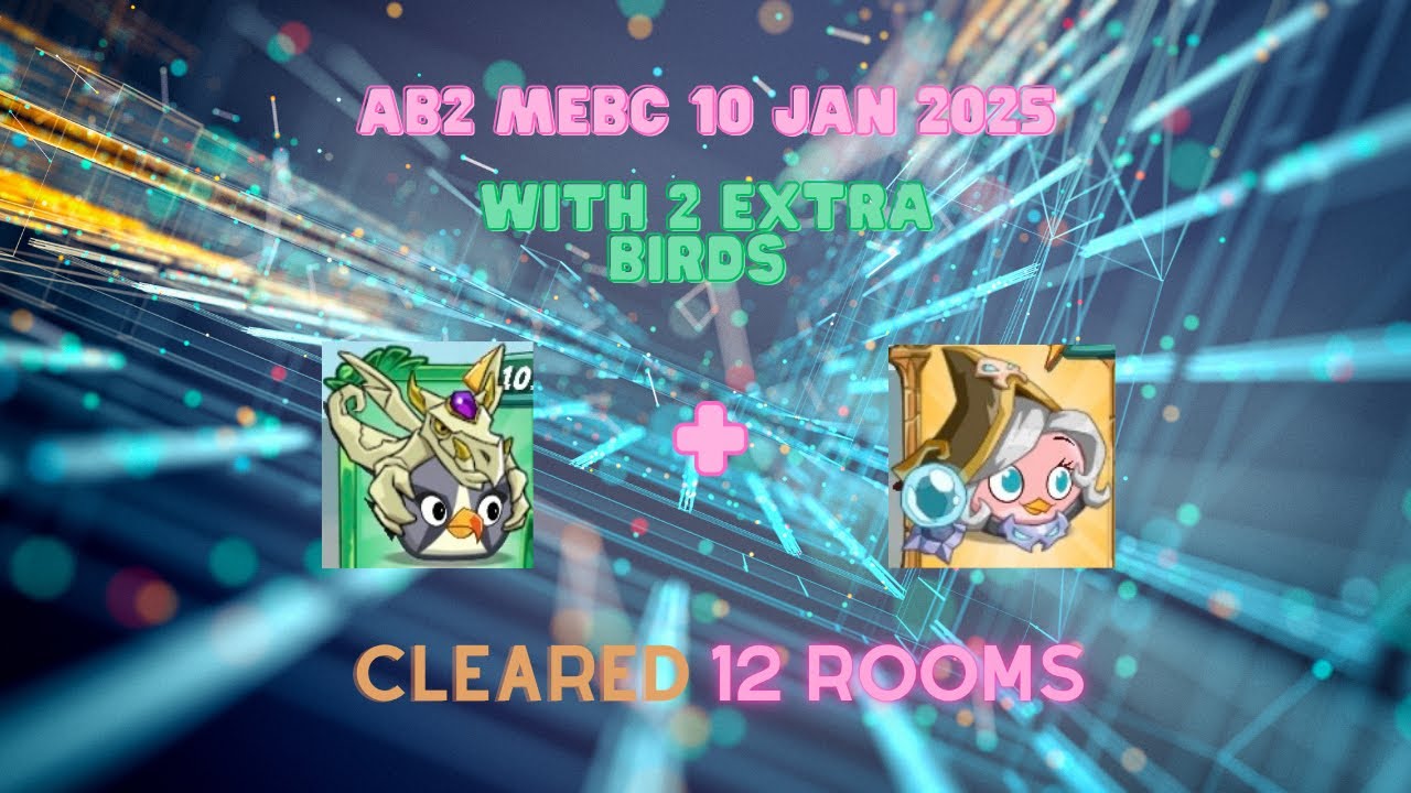 Angry Birds 2 Mighty Eagle Bootcamp MEBC 10 Jan 2025 with 2 extra birds ...
