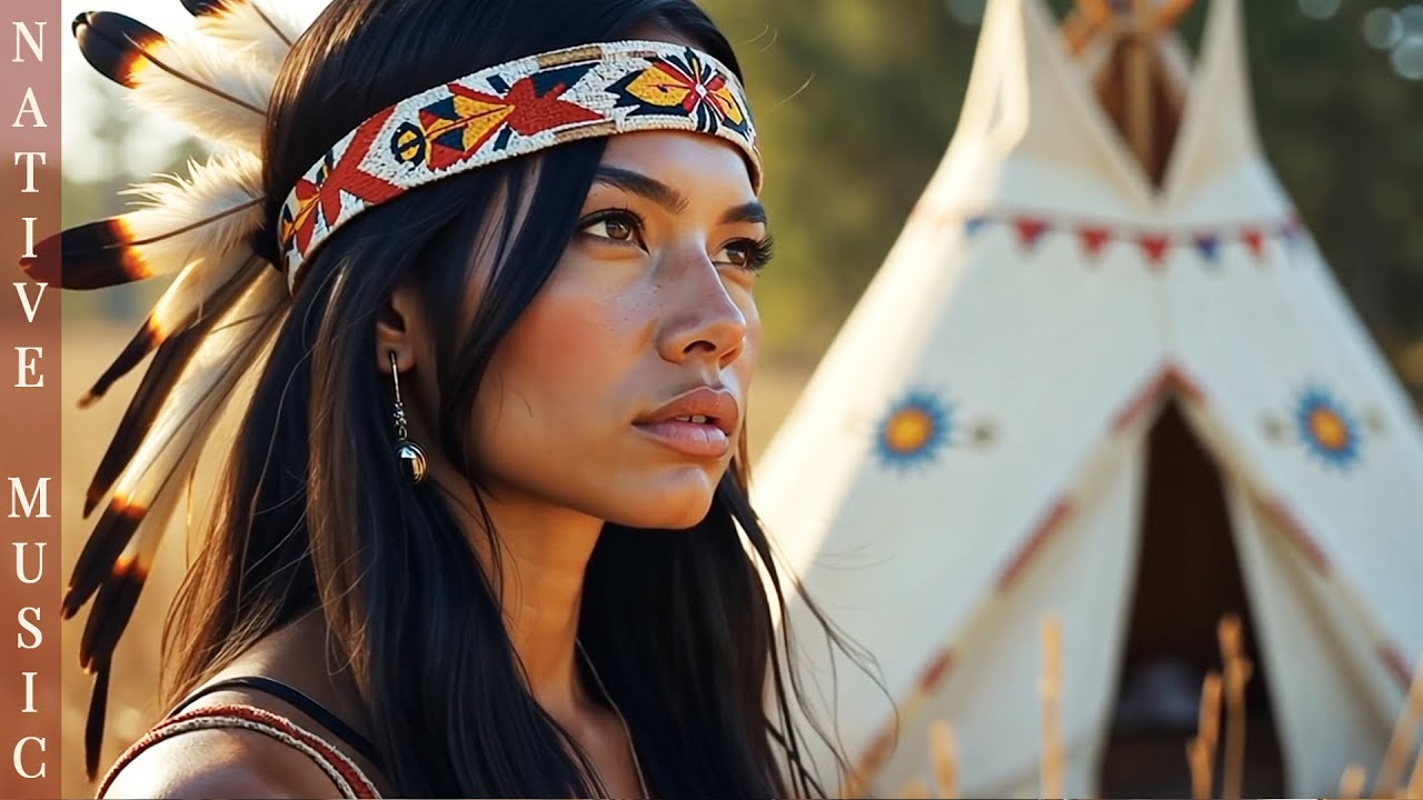 Teepee and Winds - Native American Flute Deep Rest Music to Heal Mind ...