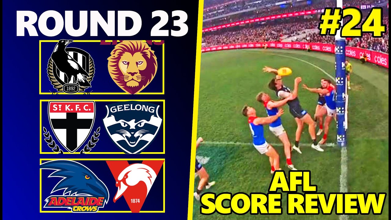 AFL Score Review System SUCKS + Round 23 Predictions - BP Podcast EP ...