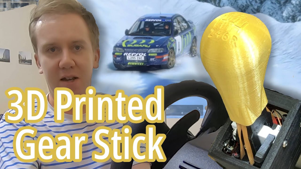 8-speed racing stick with my 3D printer and Arduino - YouTube