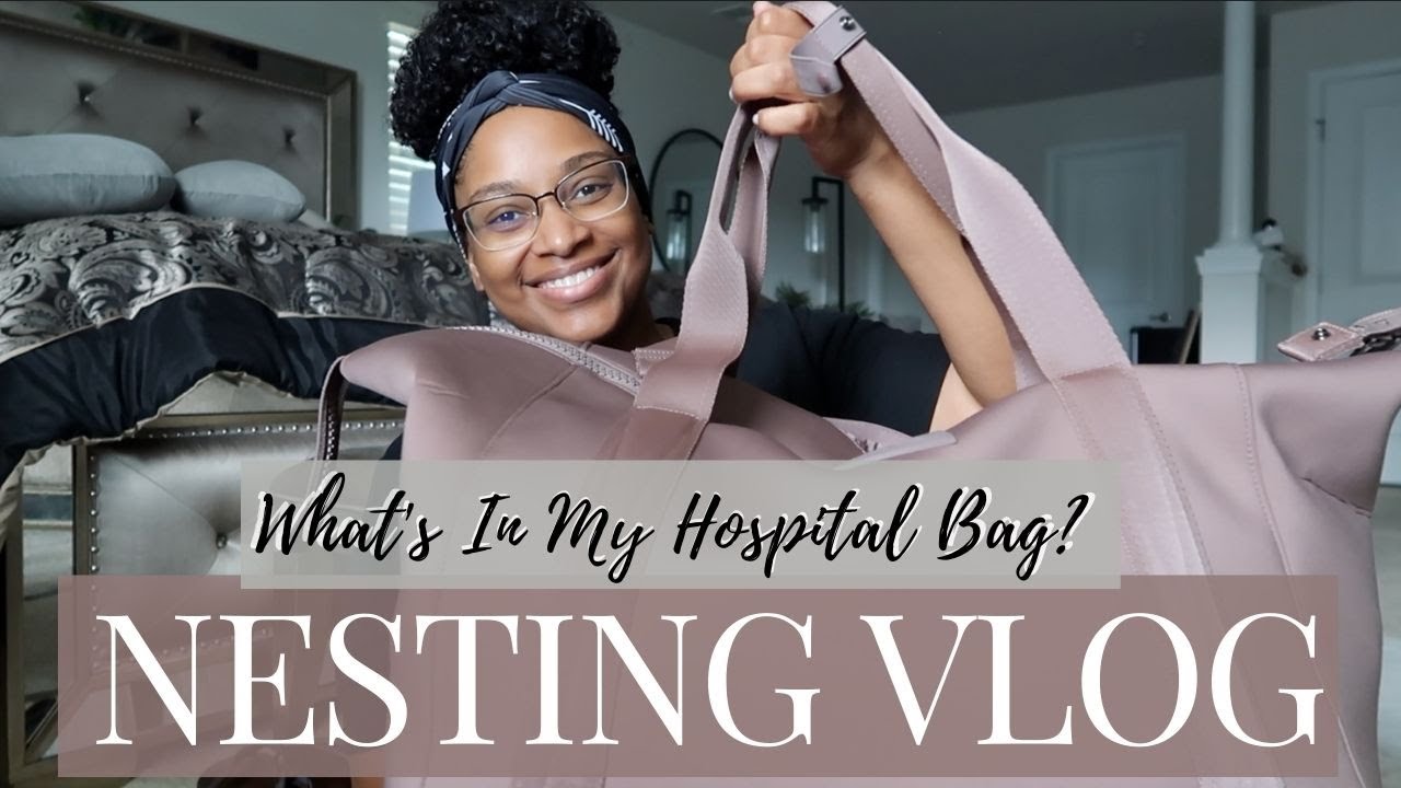 NESTING EP. 4 | What's In My Hospital Bag?! | Baby #2 | Alana Hubbard - YouTube