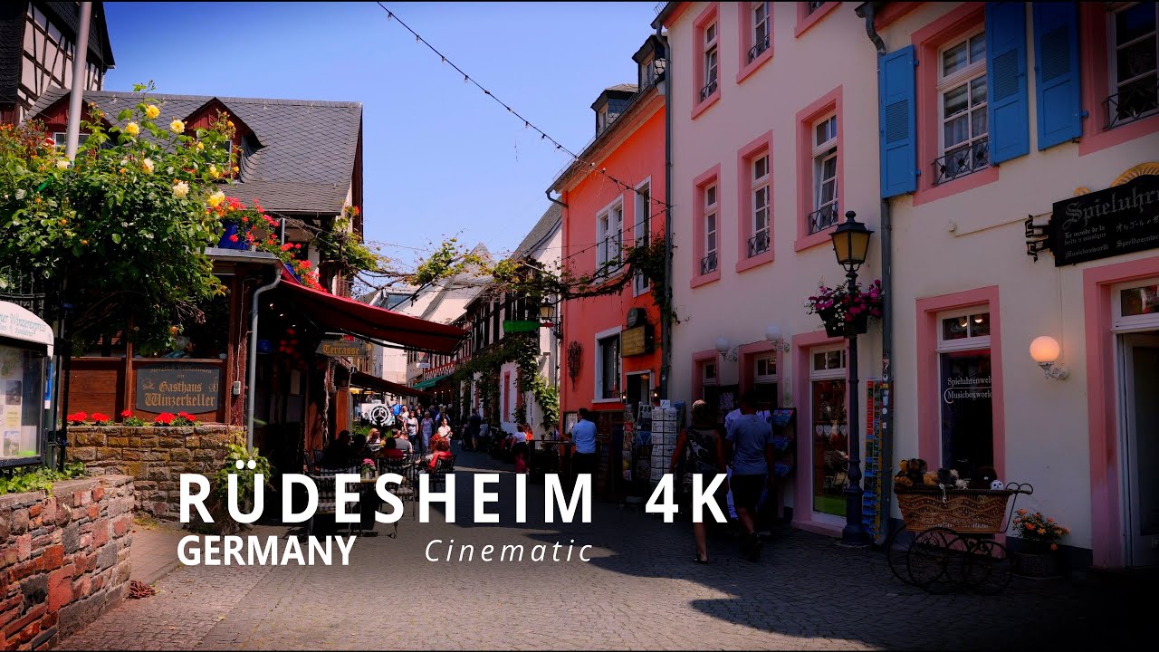 Rüdesheim (Germany) 4K - YouTube