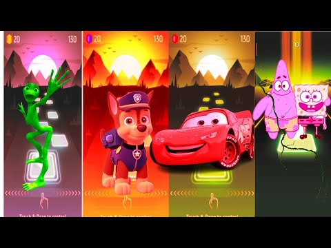 Alien dance vs Paw Patrol vs Mc Queen vs SpangeBob 3