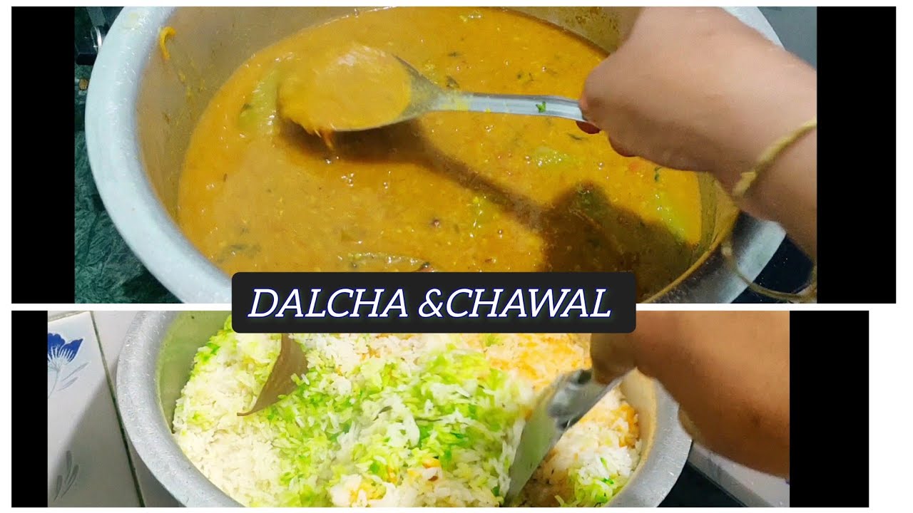 Dalcha Chawal Recipe | Dal Gosht ki Recipe | Dal-Gosht Dalcha Rice ...