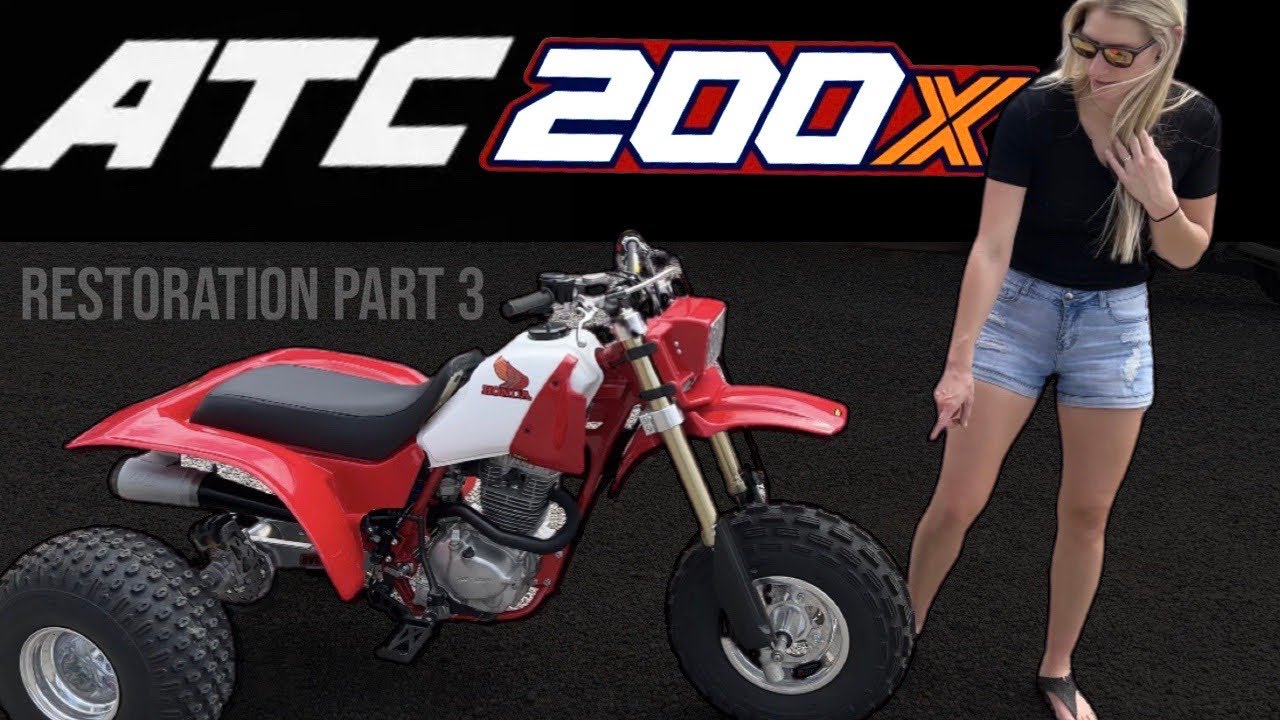The HONDA ATC200X is finished! part 3 - YouTube