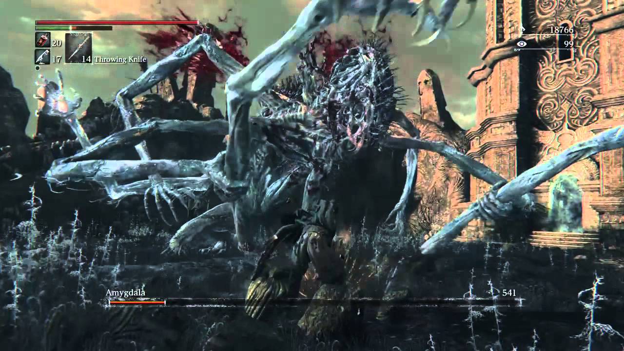 Bloodborne™ Logarius' Wheel New Game Plus Playthrough 38 - Amygdala ...