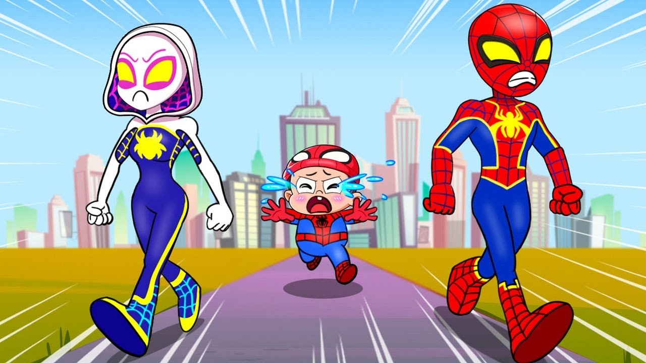 Poor Baby Spider-Man Life (Spider-Man Family) - Marvel's Spidey and his ...