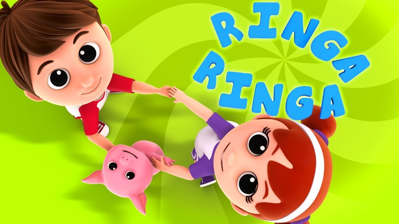 Ringa Ringa Roses | Nursery Rhymes | Baby Songs For Children | Kids ...