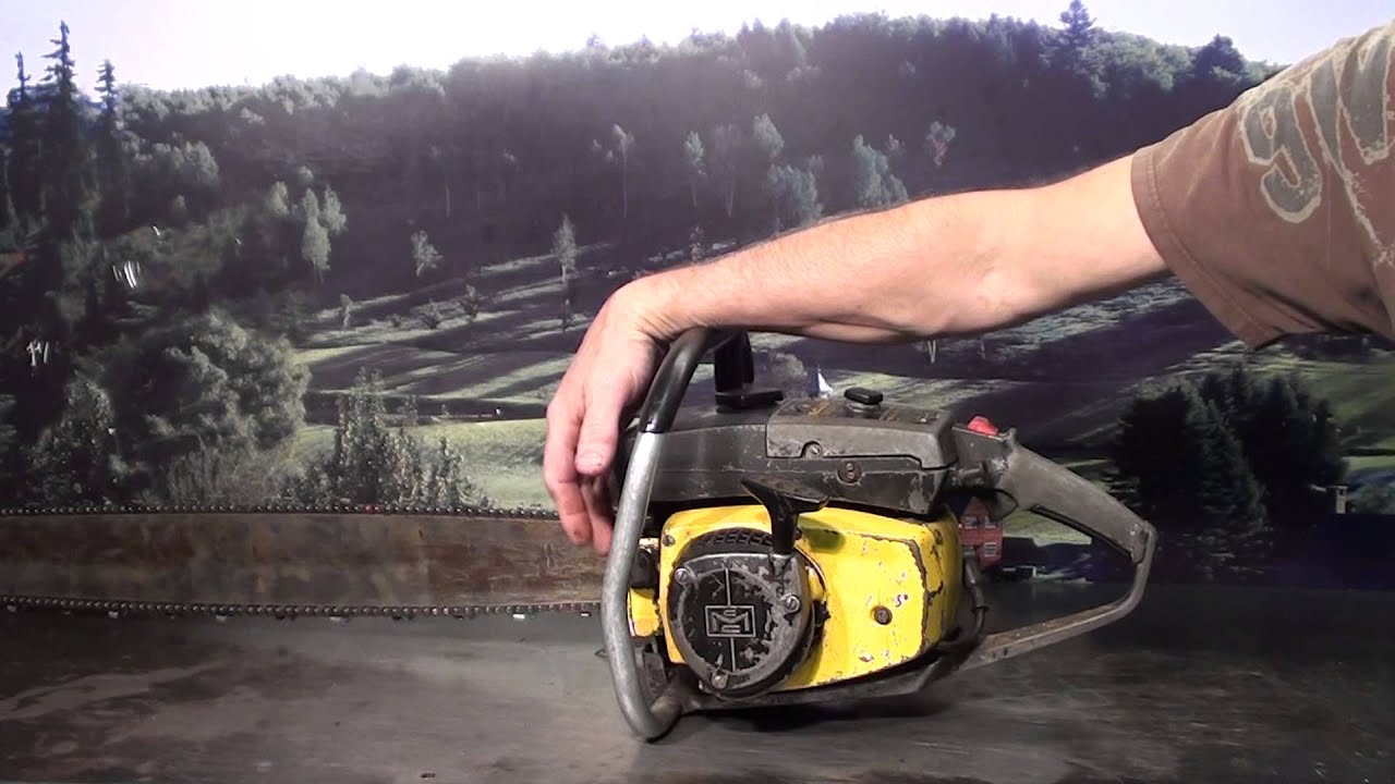 The chainsaw guy shop talk Vintage McCulloch Super Pro 81 chainsaw 8 20 ...