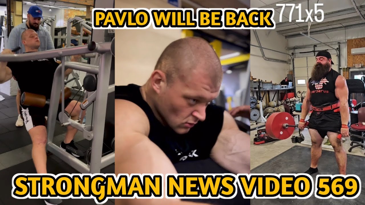 STRONGMAN NEWS FT PAVLO NAKONECHNNY, LARRY WHEELS. ROB KEARNEY, JAMAL ...