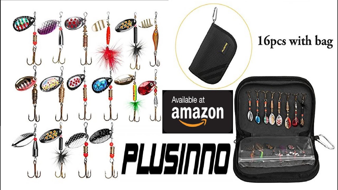 Plusinno trout spinners 🎣 unboxing and 1st impression 🐟 Live from ...