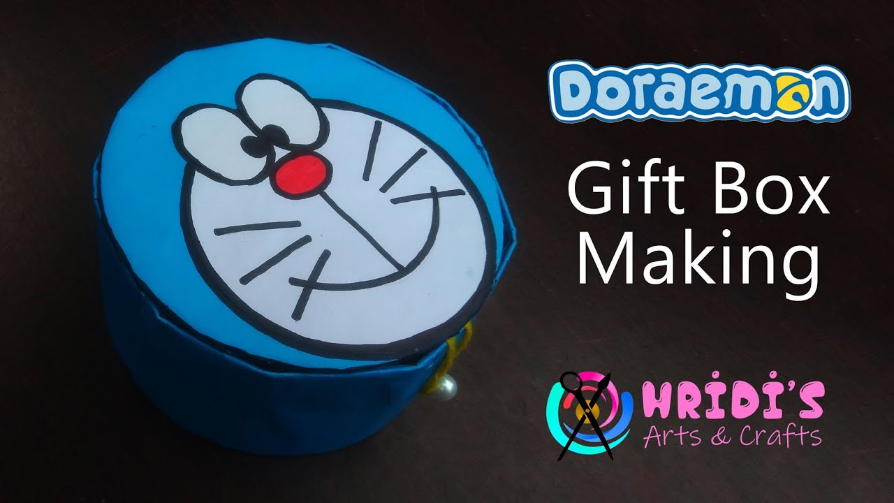 Amazing Doraemon Gift Box Making With DIY Paper - YouTube
