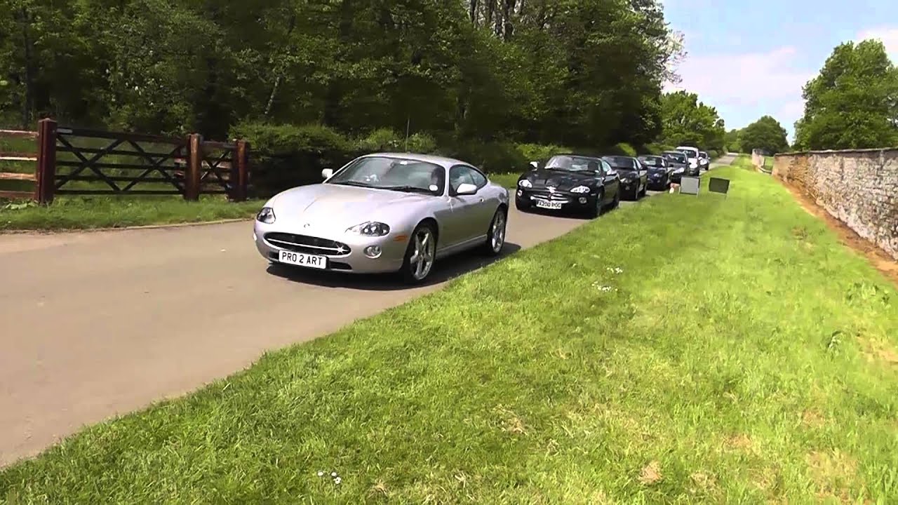 XKEC XK8/XKR Enthusiasts Club - Althorpe Run - YouTube
