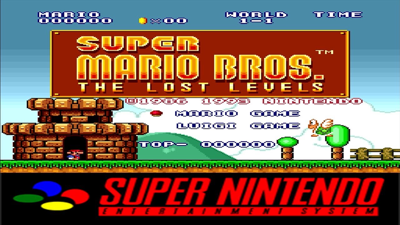 Super Mario All-Stars - Super Mario Bros: The Lost Levels | Longplay ...