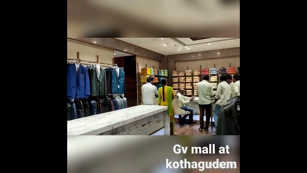 GV mall at kothagudem men's wear # shopping mall#kids wear # - YouTube