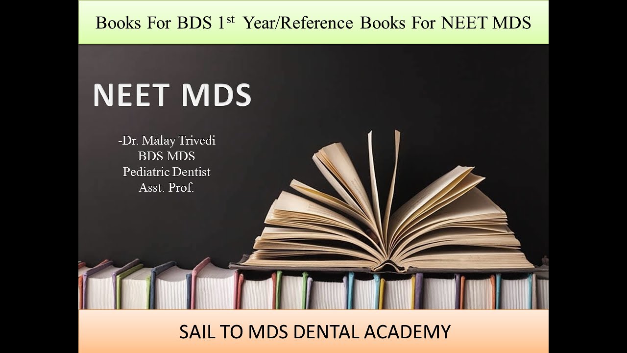 1st Yr BDS & MDS Entrance Preparation Standard Text books & Reference ...