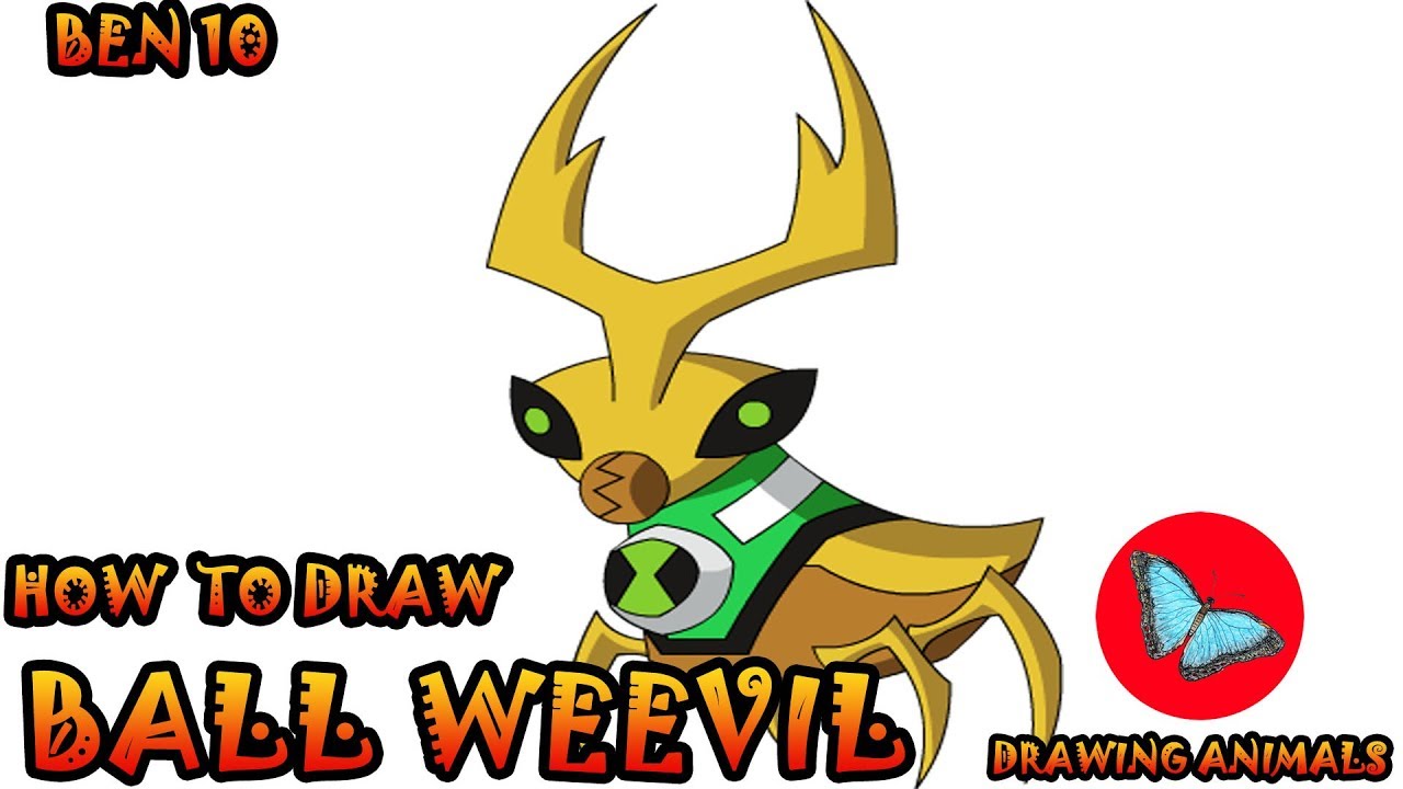 How To Draw Ball Weevil From Ben 10 | Drawing Animals - YouTube