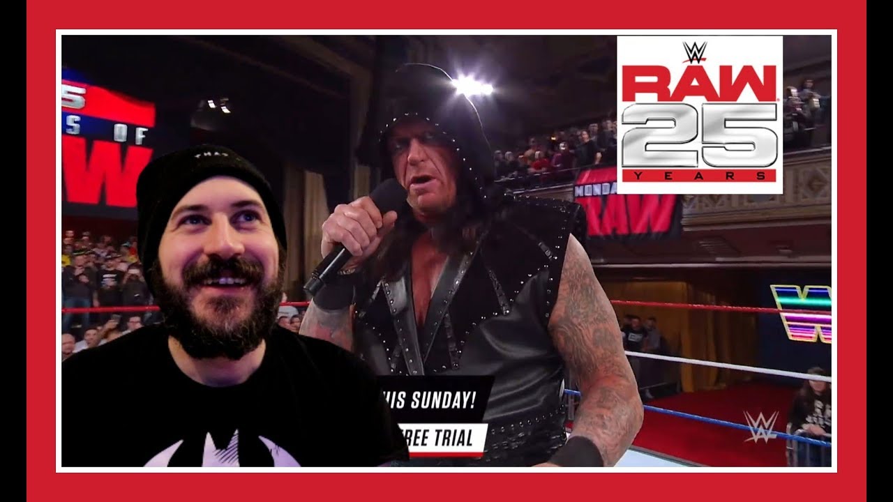 Reaction: UNDERTAKER RETURNS TO WWE RAW 25 (Jan. 22, 2018) - YouTube
