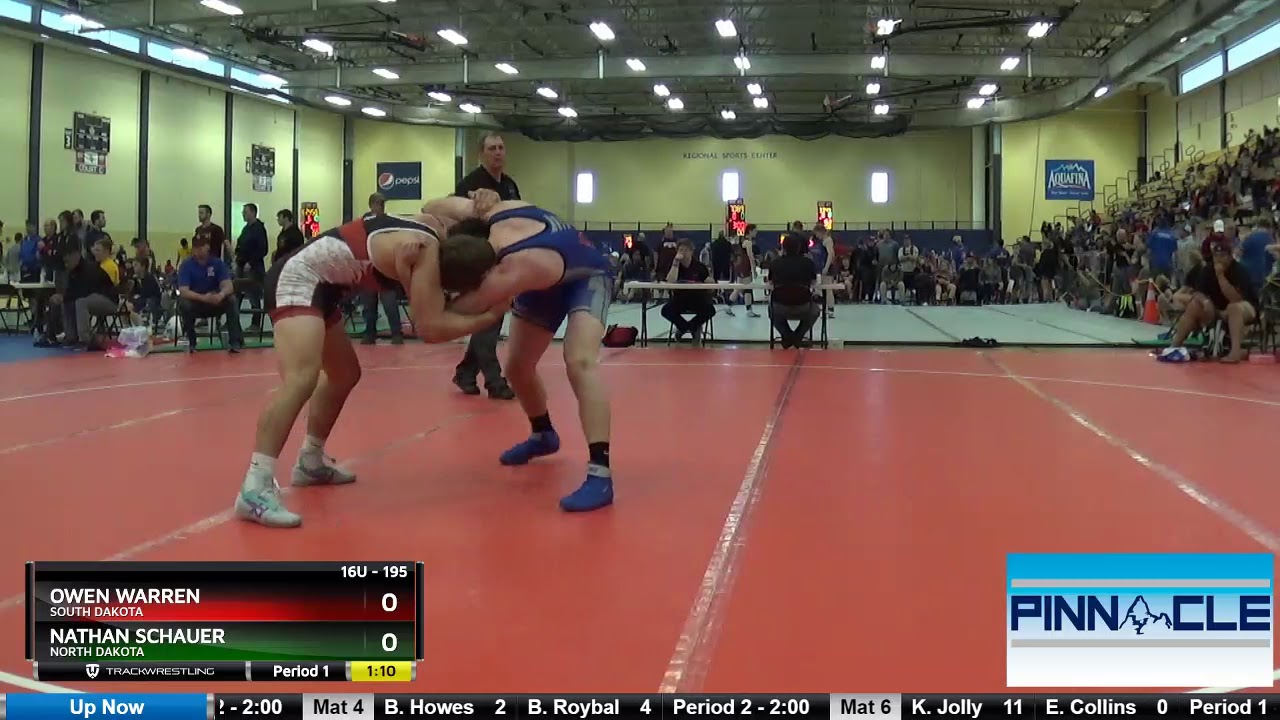 16U 195 Owen Warren South Dakota Vs Nathan Schauer North Dakota - YouTube