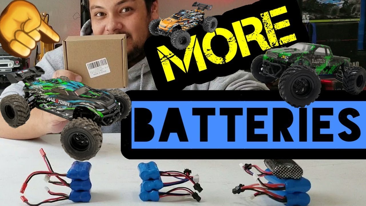 YOYL 650MAH 7.4V batteries for WPL and HBX. - YouTube