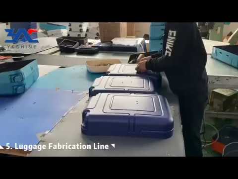 5th Step of Suitcase Making Machine: Suitcase All Accessories ...