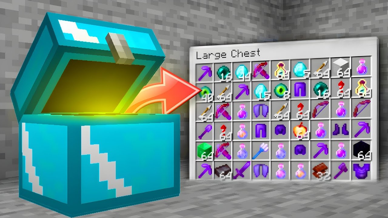 MINECRAFT But Chests Are Super OP!! - YouTube