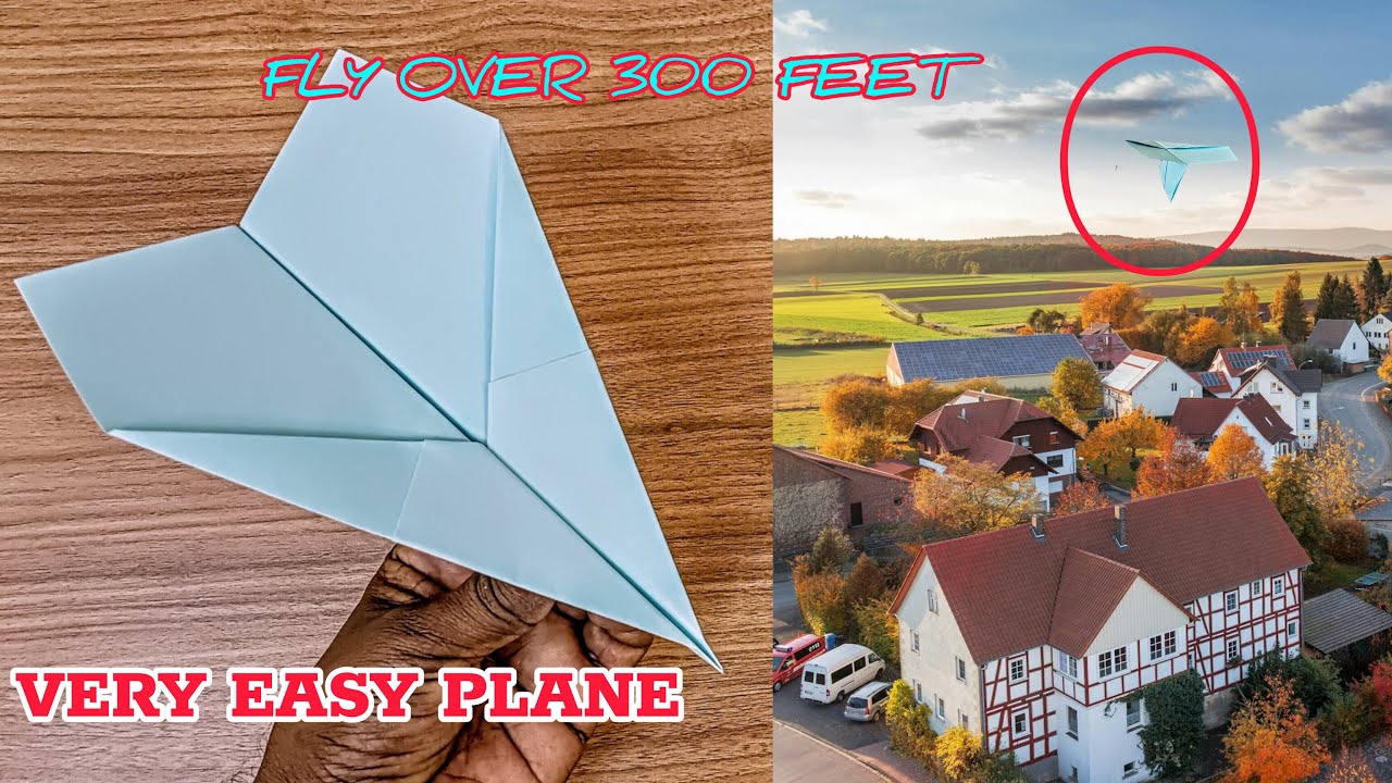 How to Make a Paper Rocket That Flies Far | Easy Tutorial for Kids ...