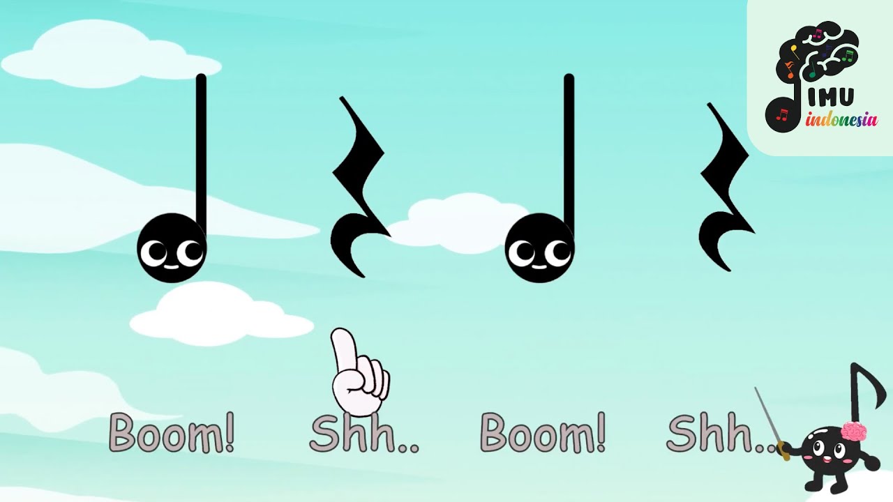 Rhythm Game For Kids : Crotchet Note & Rest - YouTube