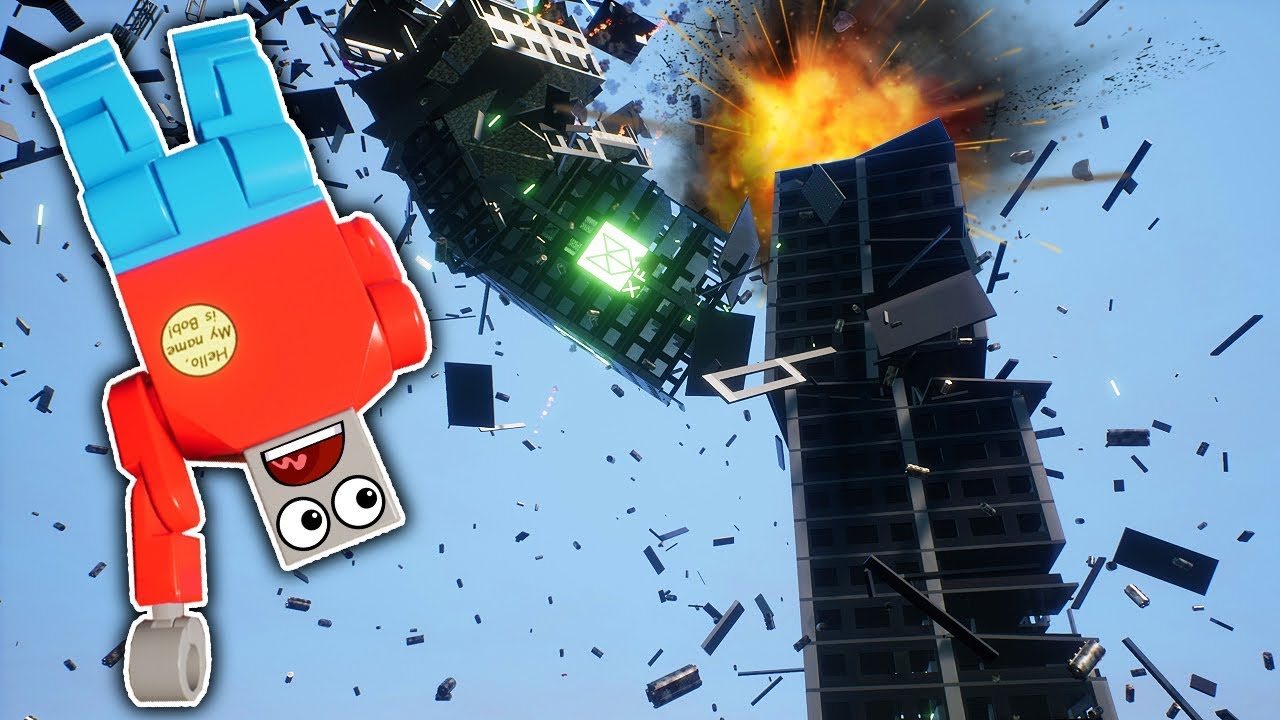 Can Bob Survive the Biggest Lego Tower Survival? - Brick Rigs Gameplay ...