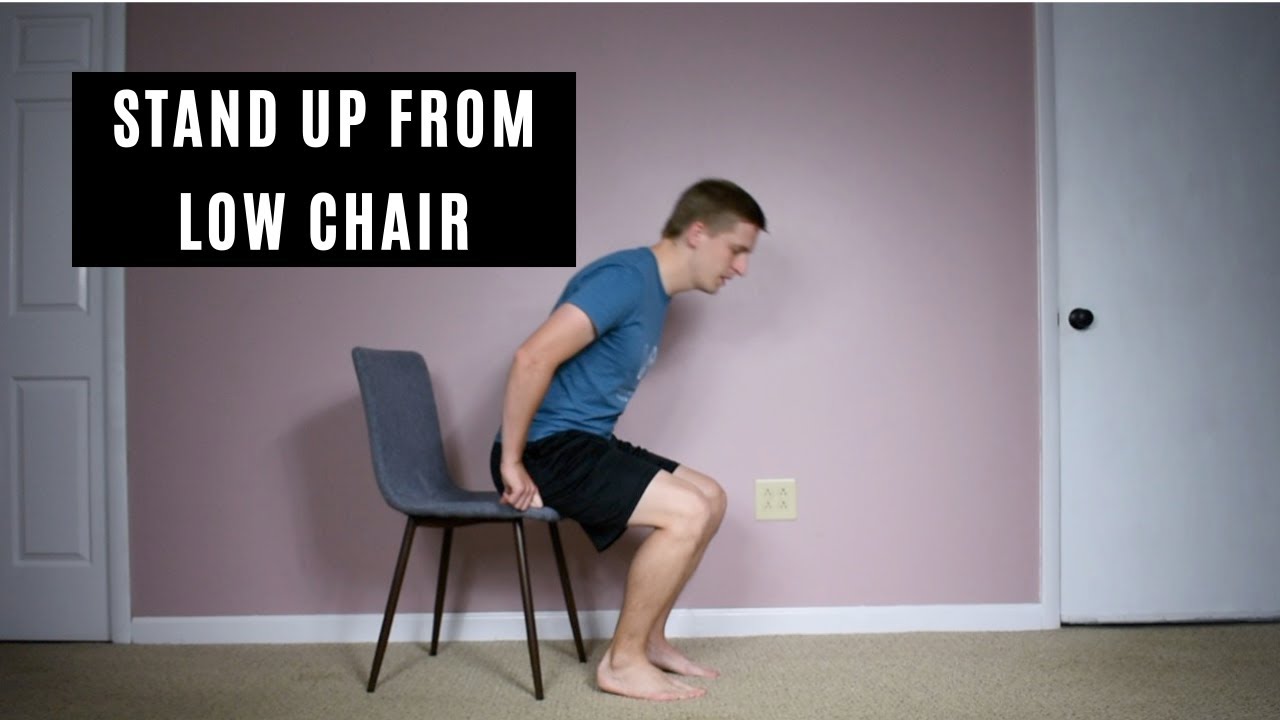 Tips For Getting Out Of a Low Chair - YouTube